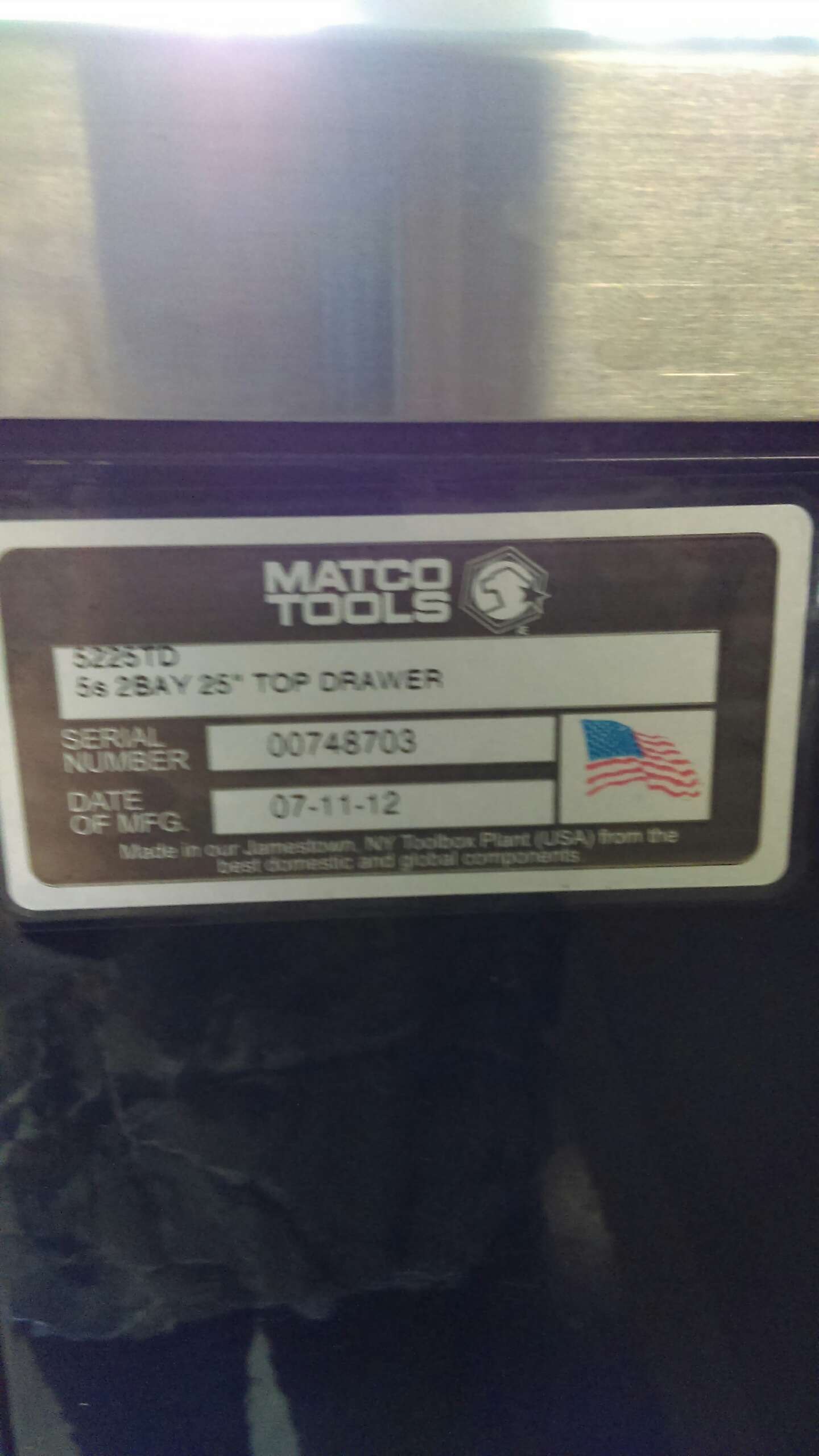 Matco 5S 2 bay roll away tool box for sale in Red Oak, TX - 5miles: Buy ...