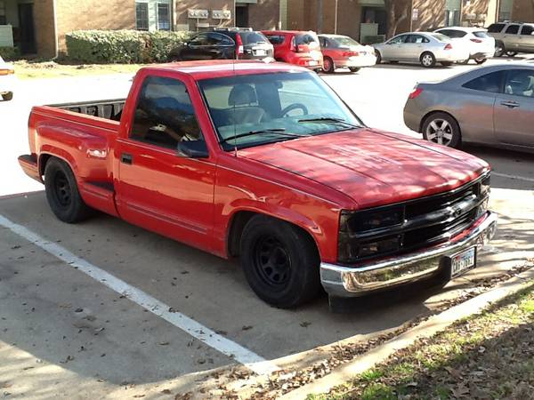 1997 chevy stepside lowered low miles for sale in Plano, TX - 5miles ...
