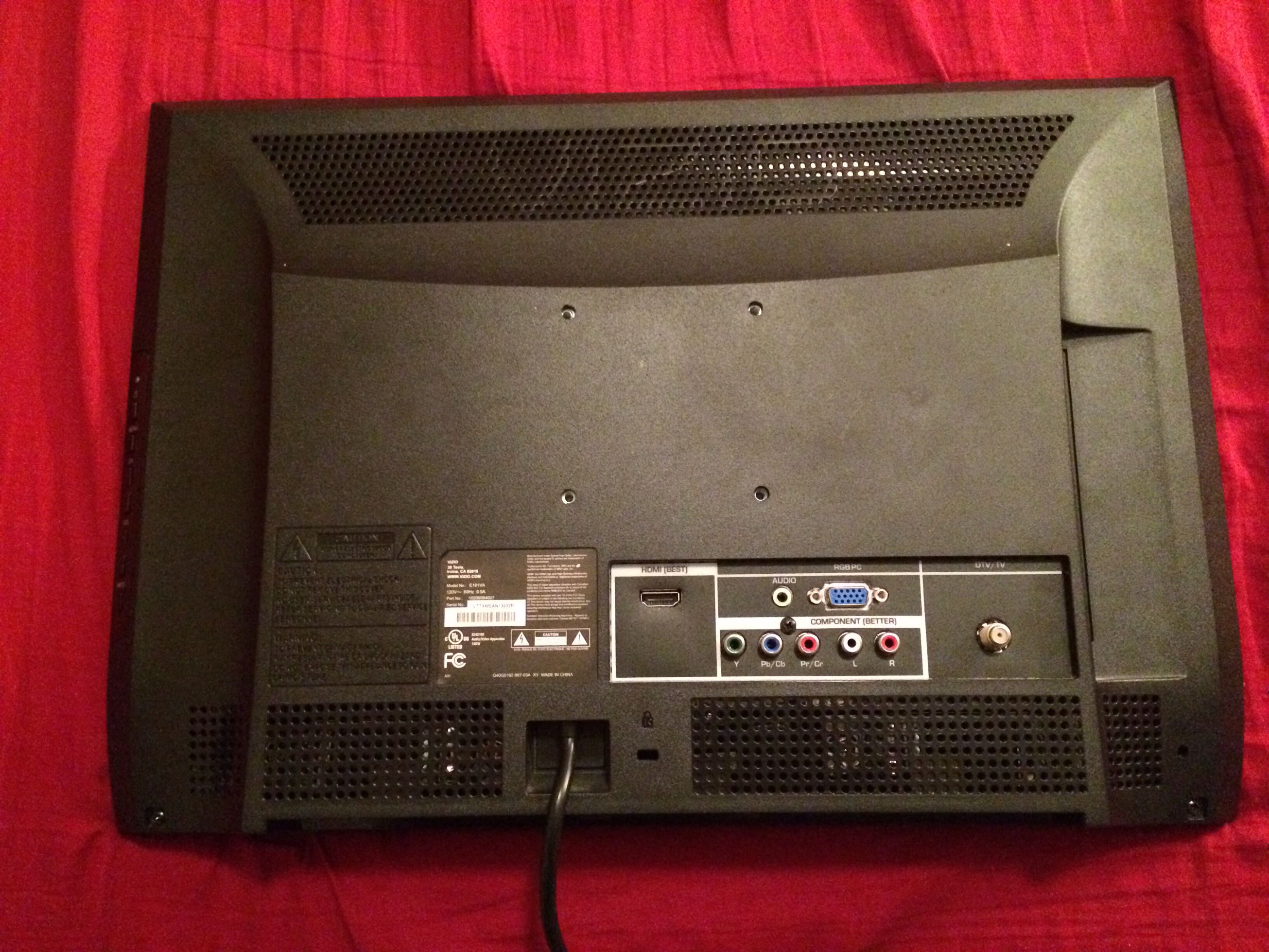 19 inch 19 inch 19 inch Vizio LED LCD TV E191VA 19 inch 19 inch 19 inch ...