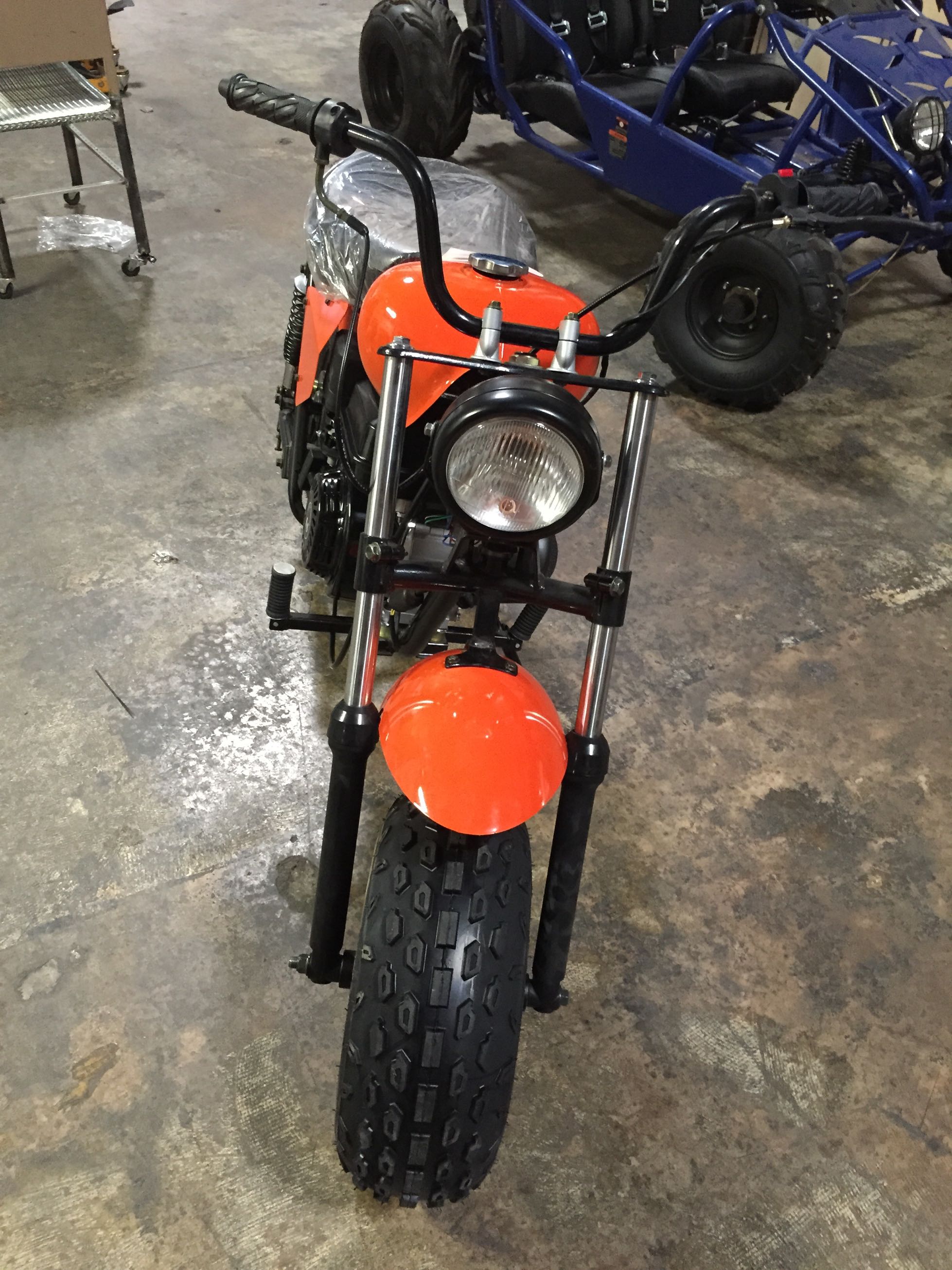 Brand New 200cc Mini Bike. Available color: Red, Blue, Black, Orange ...