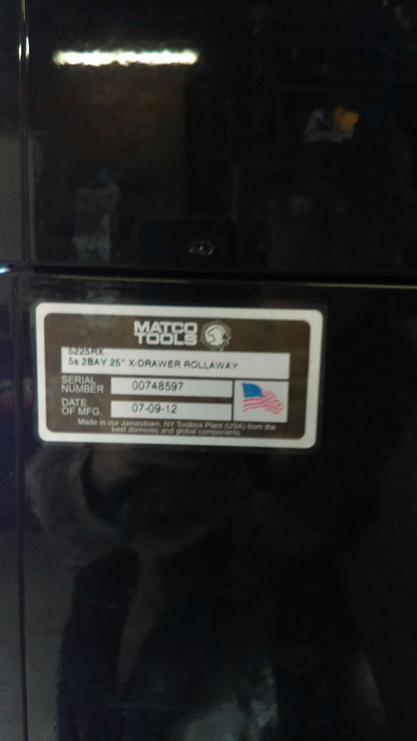 Matco 5S 2 bay roll away tool box for sale in Red Oak, TX - 5miles: Buy ...