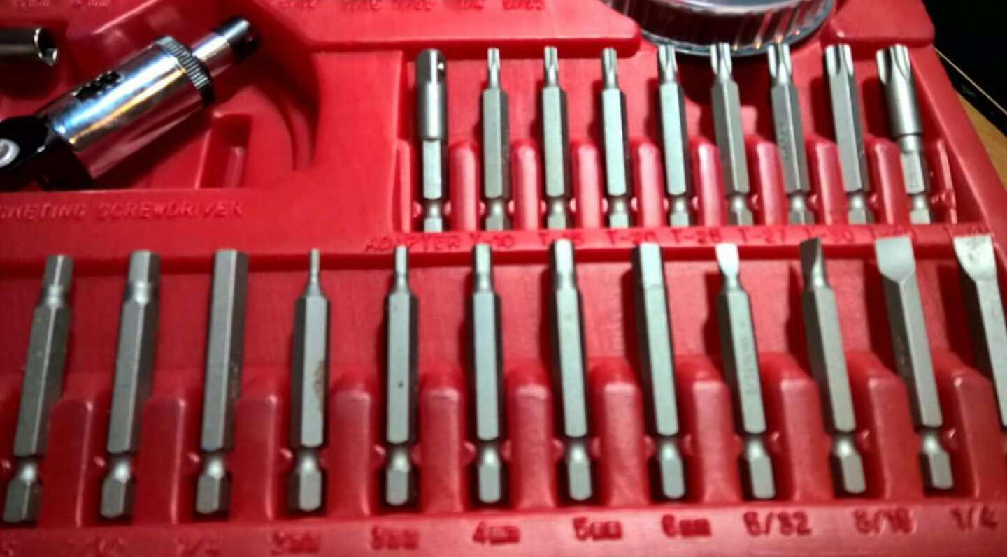 75pc Ohio Forge ~ Ratcheting Screwdriver & Power Bit Set for sale in ...