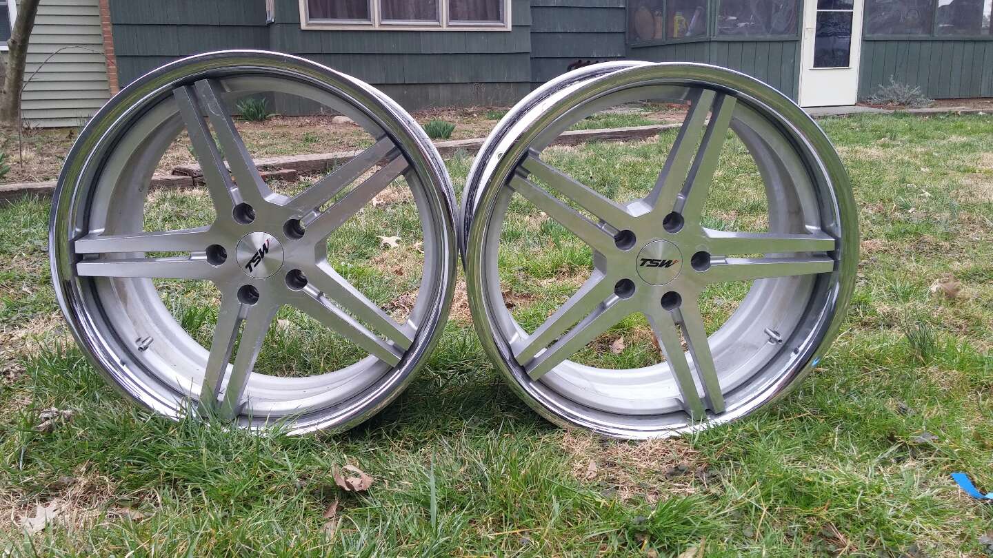 19x9 5x114.3 offset 30 used TSW 2 rims(wheel) for sale in Lancaster, PA ...