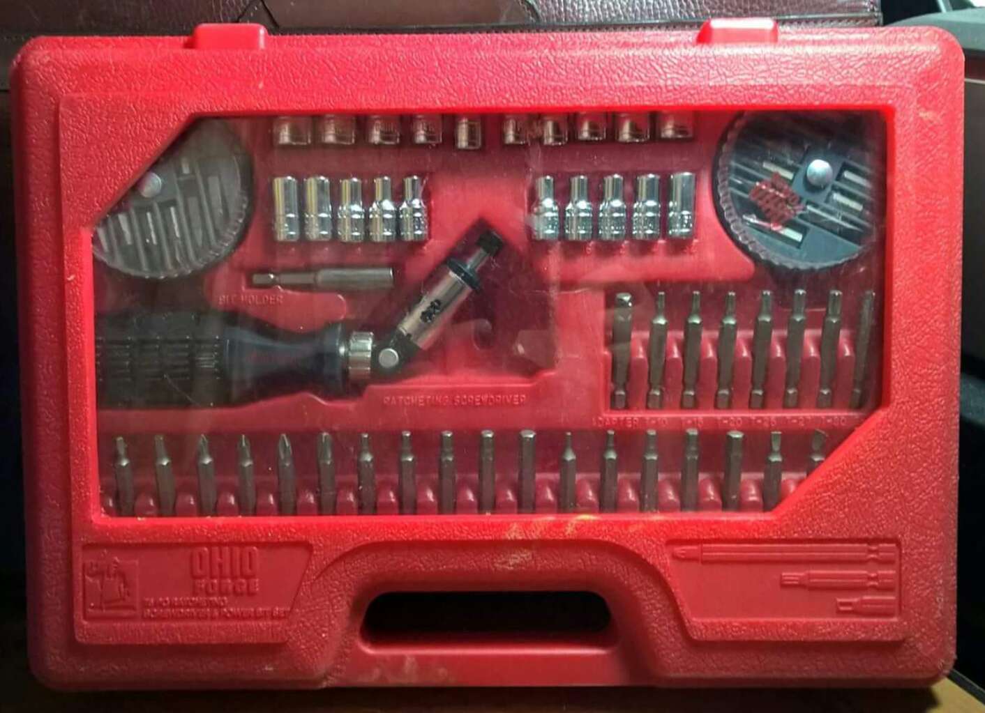 75pc Ohio Forge ~ Ratcheting Screwdriver & Power Bit Set for sale in ...
