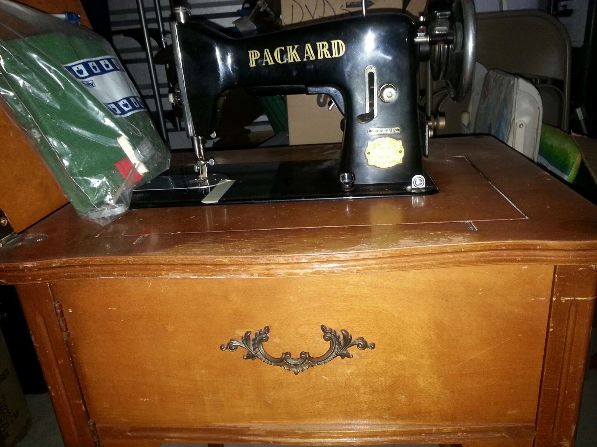 Antique Packard Sewing Machine & Rocking chair. for sale in Houston, TX ...