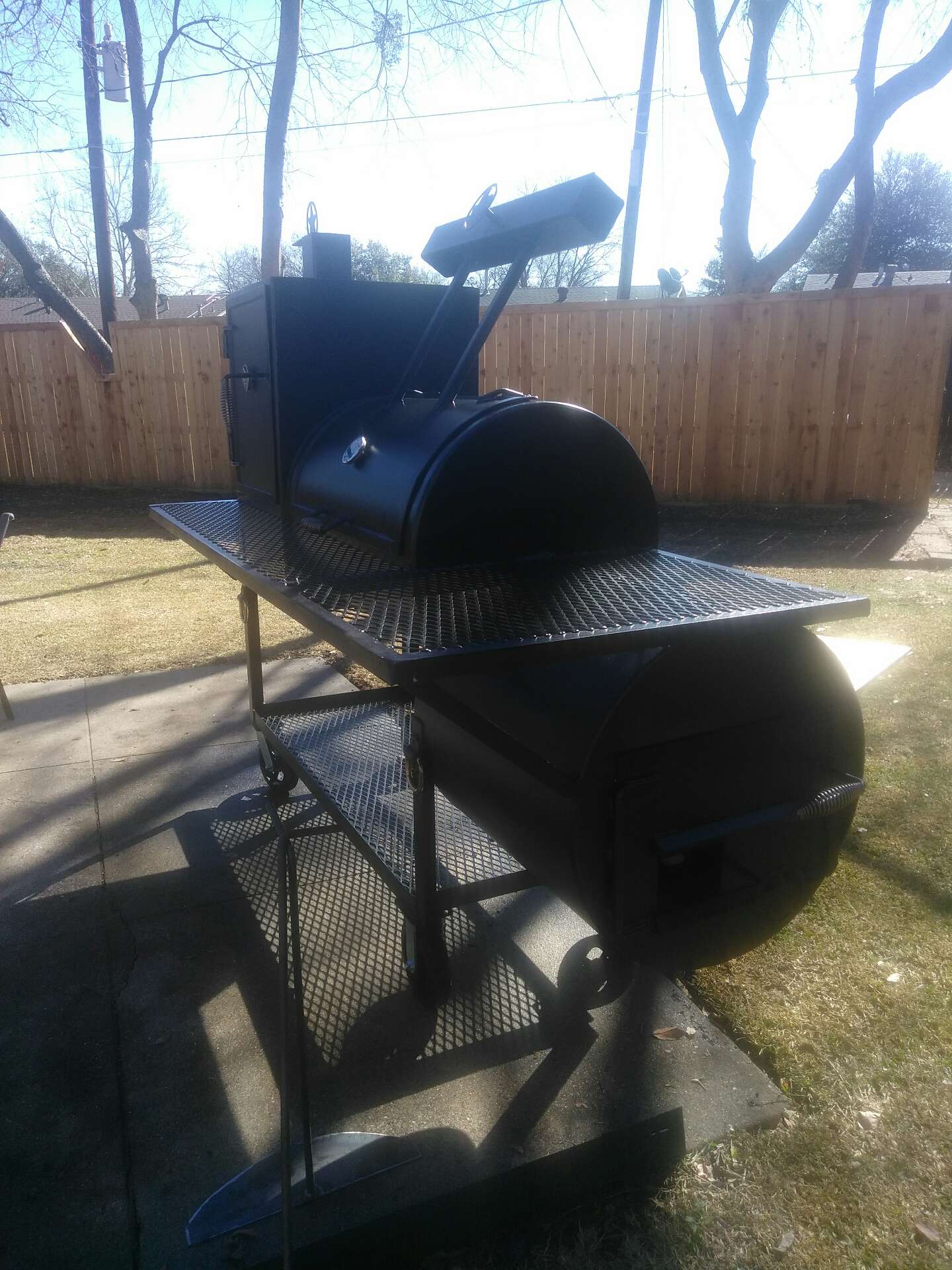 "PITS BY HUGO®" custom built Bbq pit offset smoker grill asador for ...